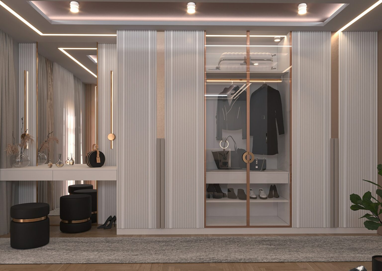 Tipos de Closet Modernos para Habitaciones: | Fotos y Consejos